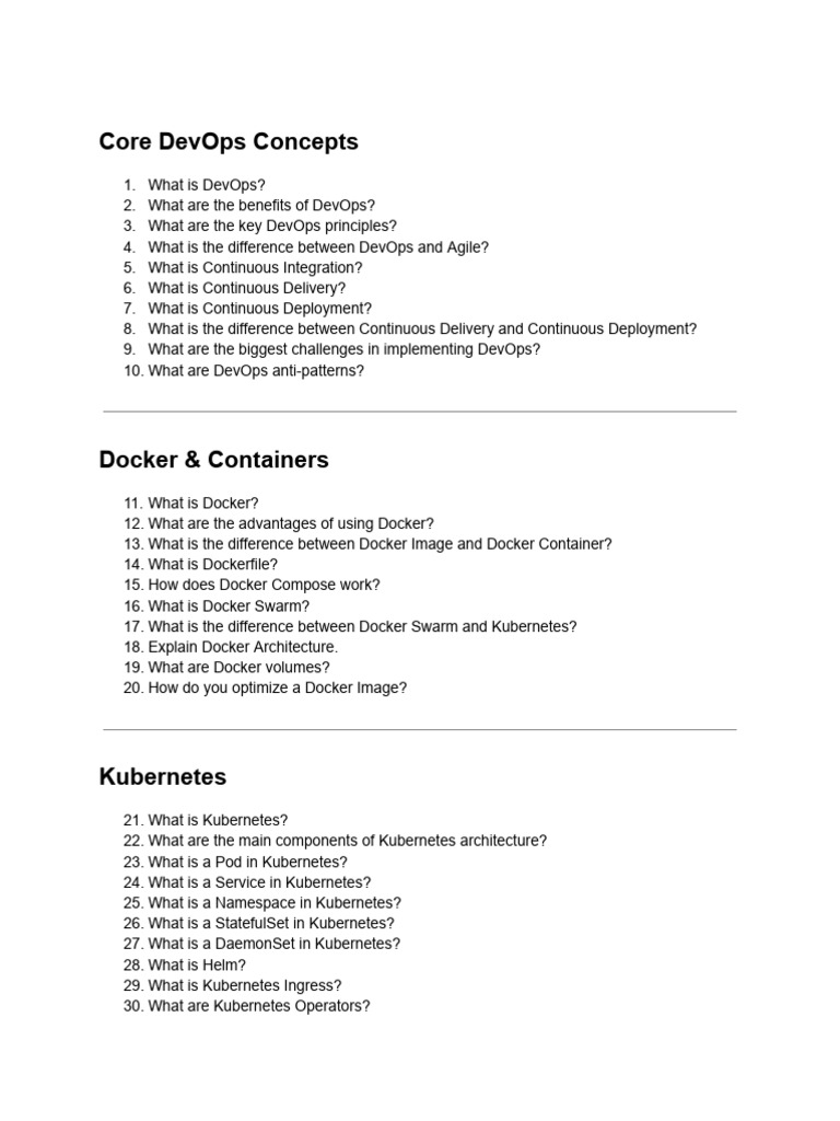 Comprehensive DevOps Concepts Guide | PDF | Cloud Computing ...