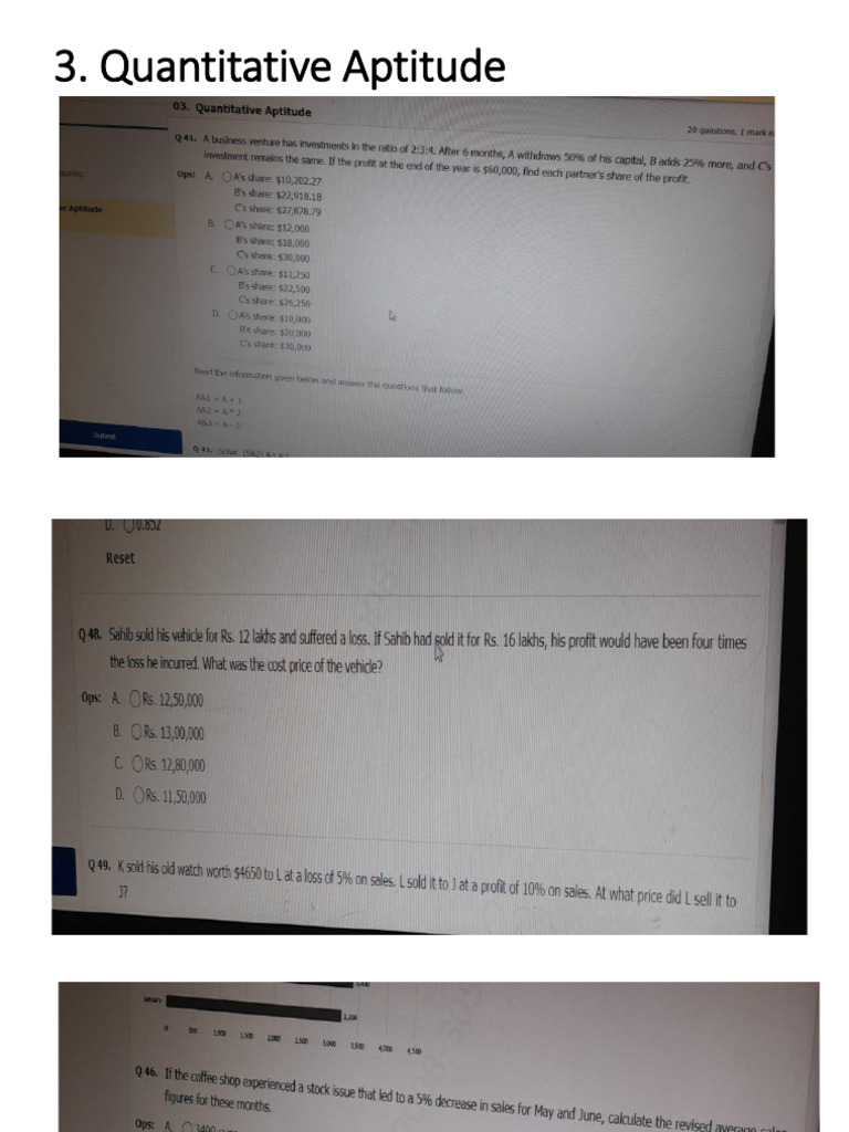 Qunatitative Aptitude | PDF