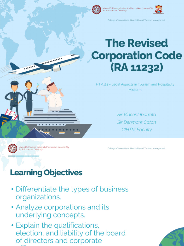 HTM121 The Corporation Code | PDF | Corporations | Partnership