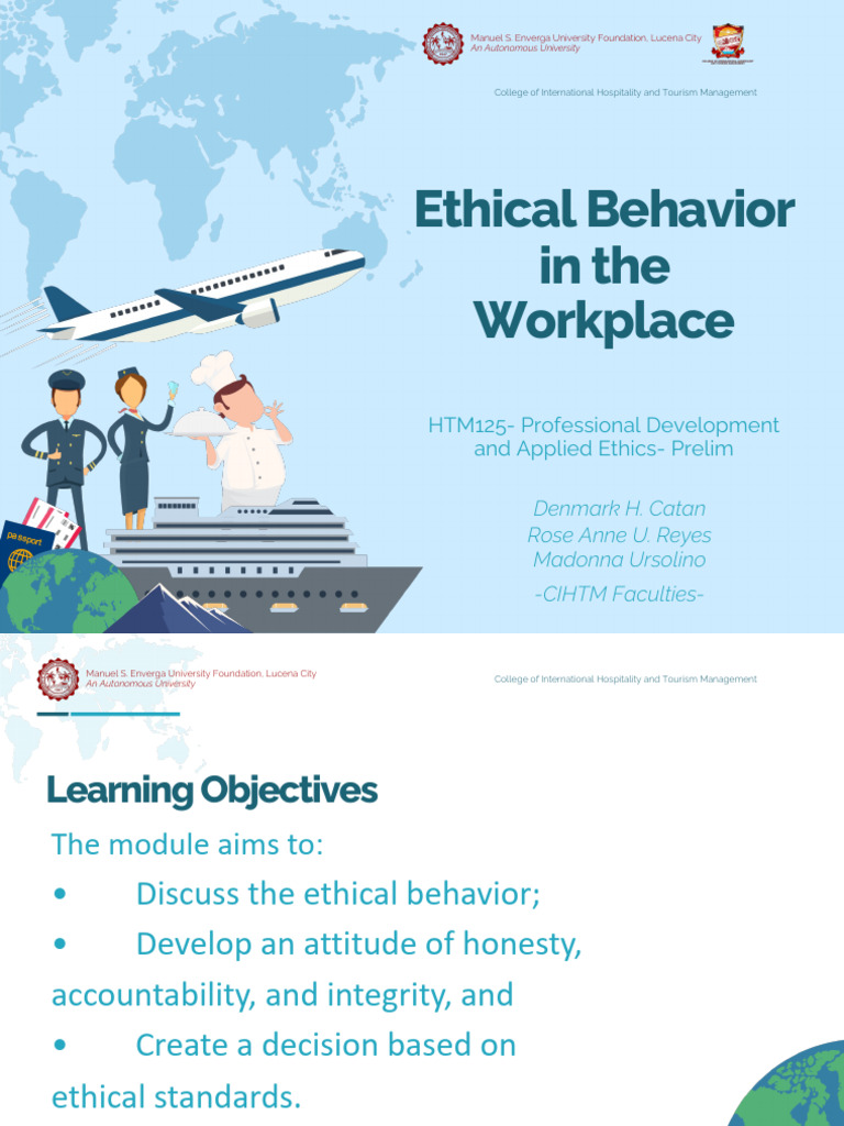Ethical Behavior and Workplace Policies | PDF | Policy | Integrity