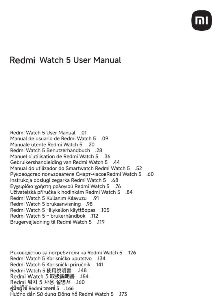Redmi Watch 5 | PDF