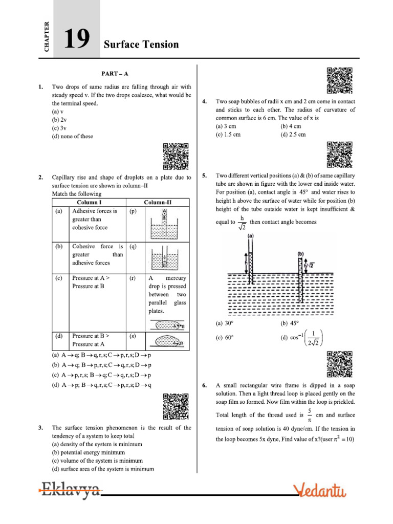 Surface Tension | PDF