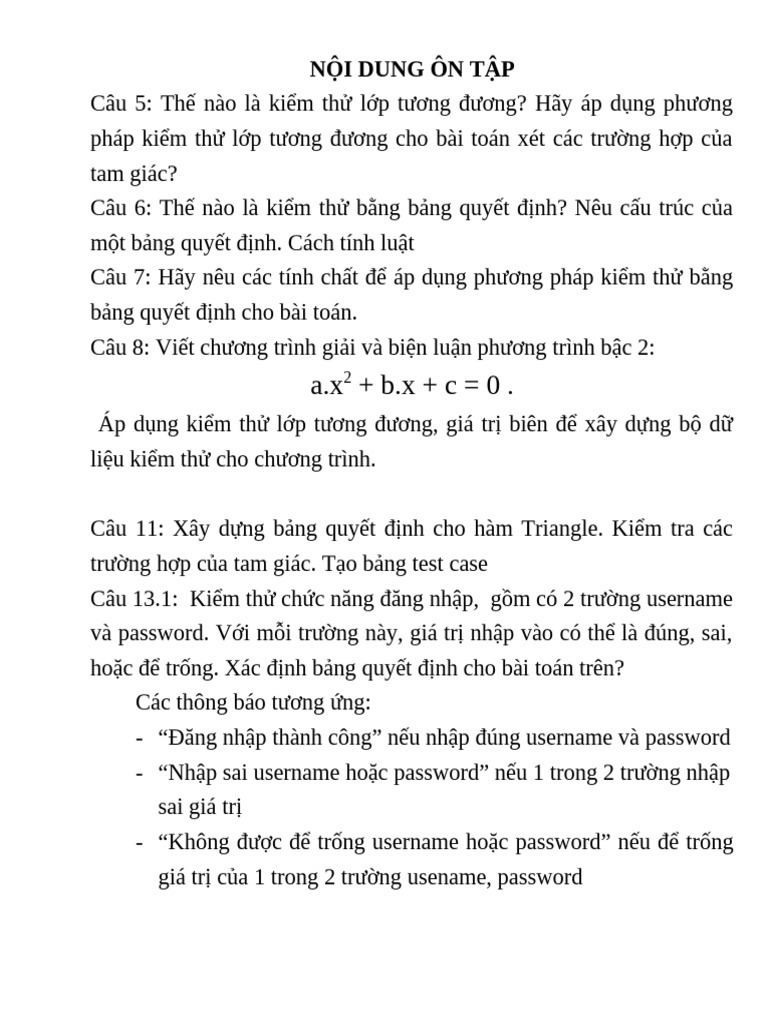 De Cuong - KTPM | PDF