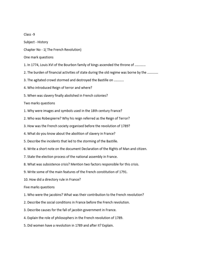 class_9_history_chapter_1_The_French_Revolution | PDF