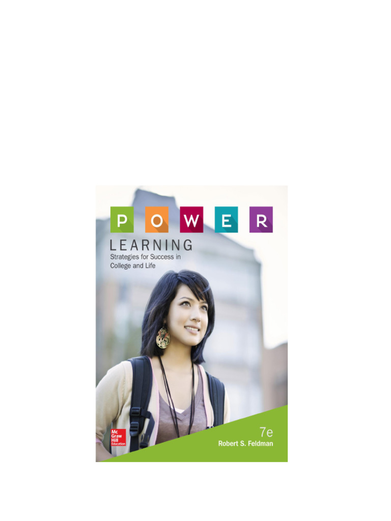 POWER. Learning Strategies for Success in College and Life 7th Robert ...