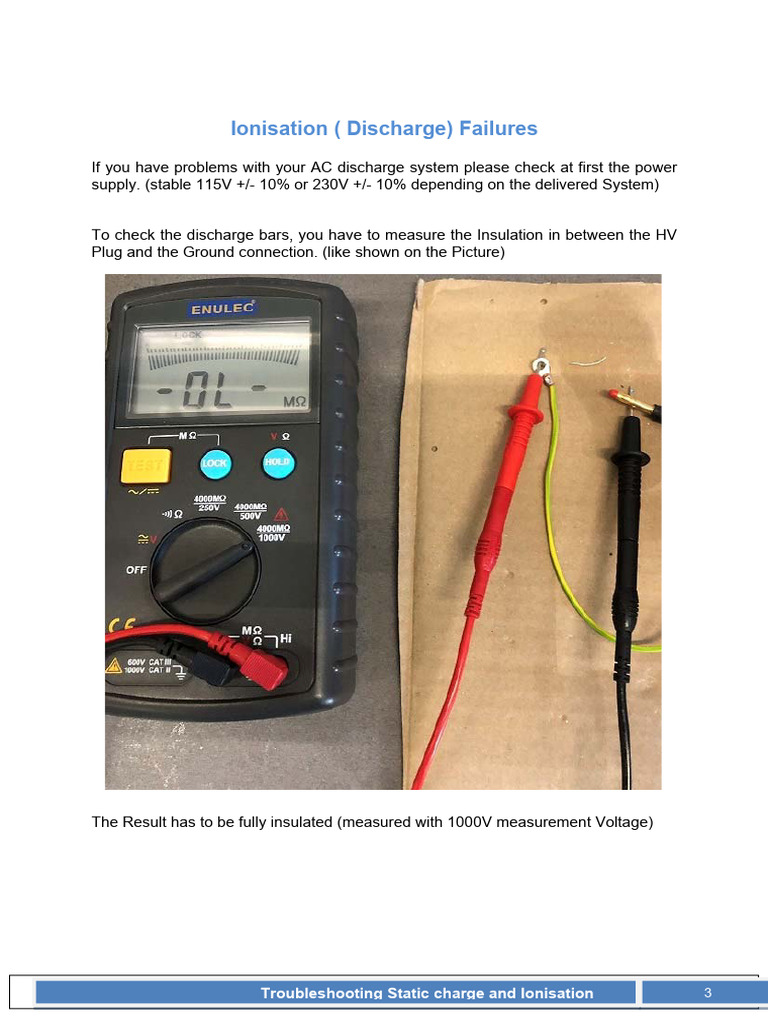 Troubleshooting ENULEC ESA Statik and Ionisation Rev 2019-03-05 .Docx ...