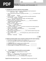 English File 4th Ed Upper Intermediate Workbook Keys | PDF