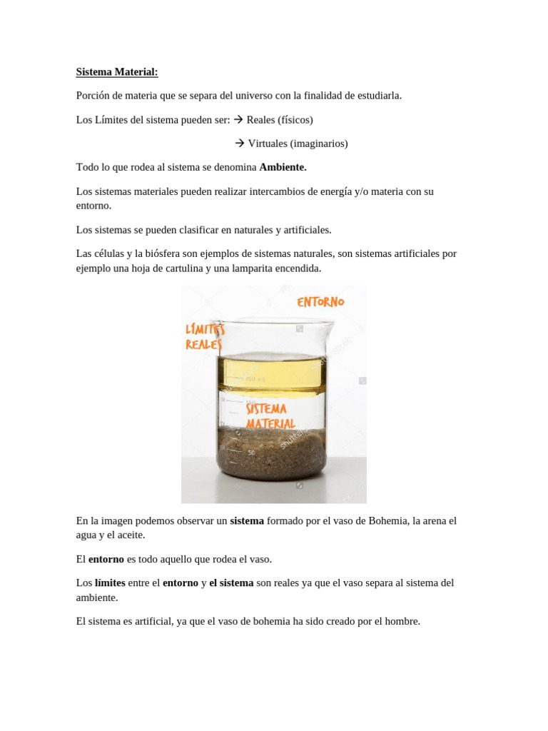 Sistema Material | PDF