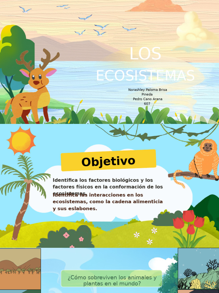 Presentación Educativa Sobre Ecosistemas Ilustrado Colorido_20250327_203002_0000 | PDF ...