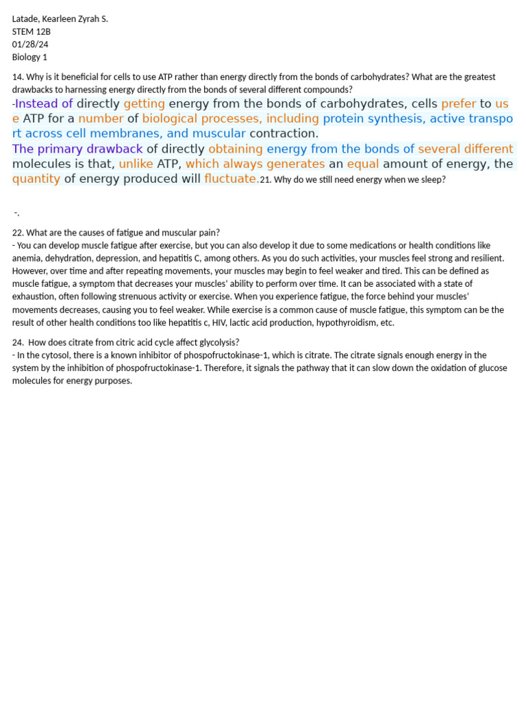 Summative Test 2 BIOLOGY 1 | PDF