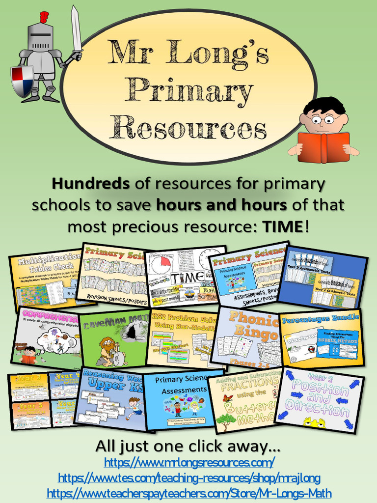Time-Saving Resources for Primary Schools | PDF