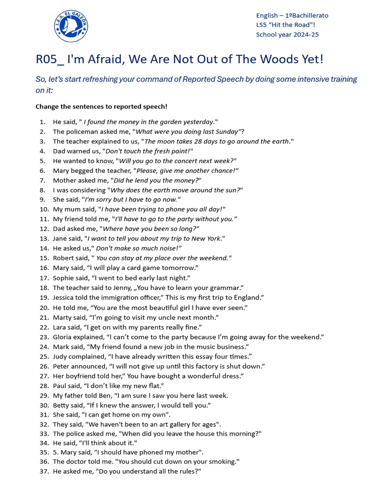 R05 - I'm Afraid We Are Not Out of The Woods Yet | PDF