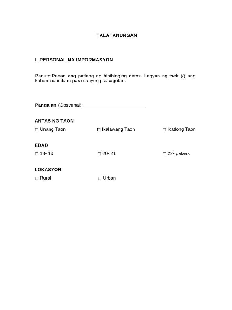 RESEARCH-QUESTIONNAIREAUGH | PDF