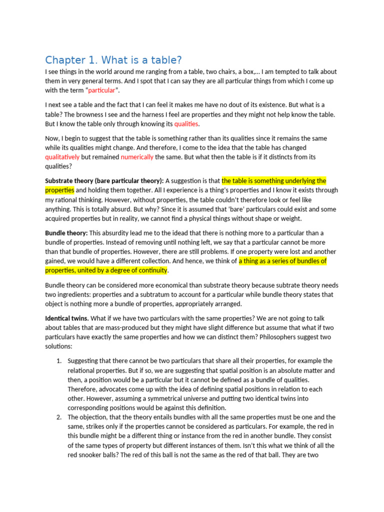 Metaphysics - A Very Short Introduction | PDF | Substance Theory | Metaphysics