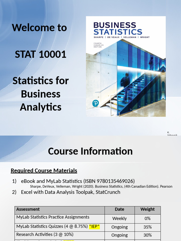 Statistics for Business Analytics Course | PDF | Categorical Variable ...