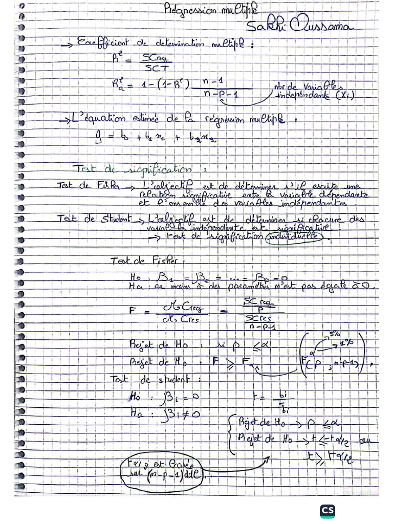 Resume Regression Multiple | PDF
