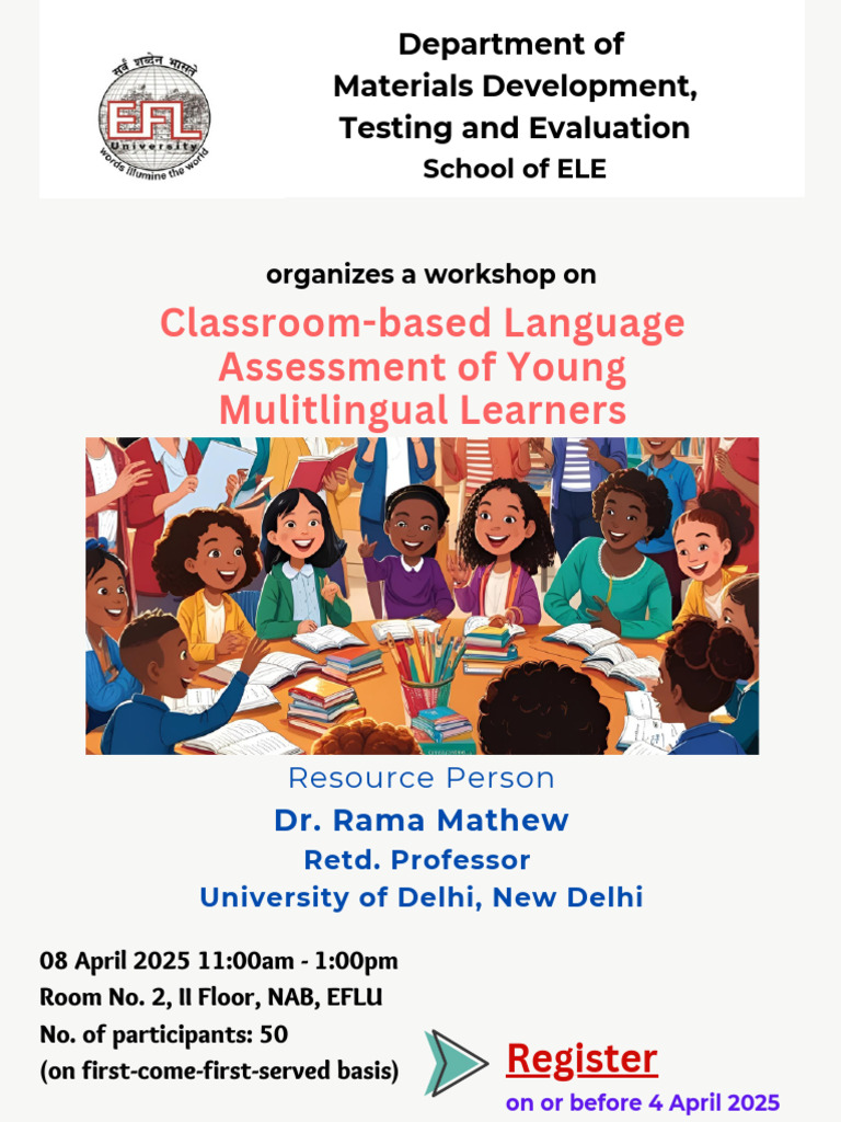 Workshop EFLU Hyderabad | PDF