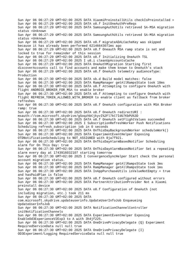 Current Log1 | PDF | Computer File | System Software