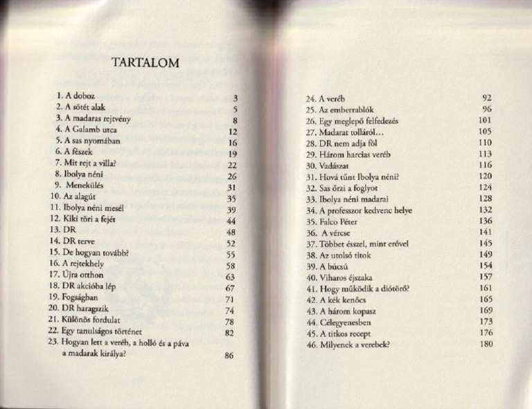 A Negy Madar Belso | PDF