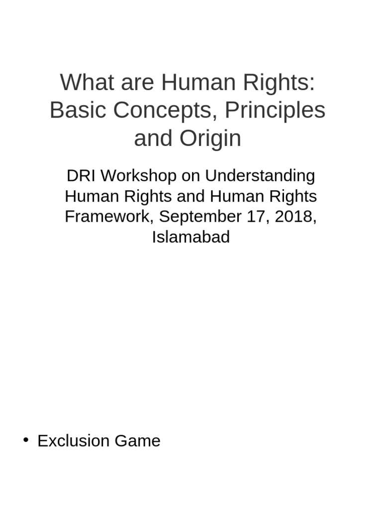 Understanding Human Rights Principles | PDF | Human Rights | Rights