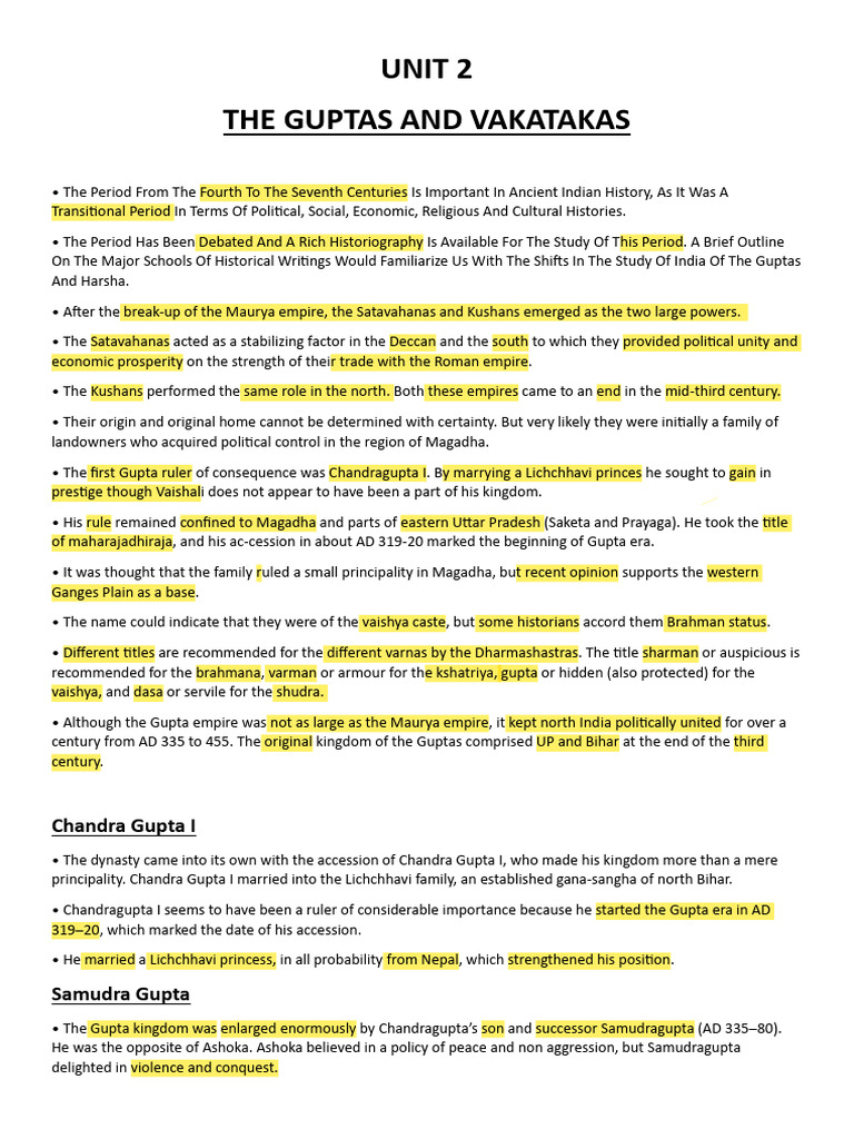 The Gupta and Vakataka Dynasties | PDF | Vaishnavism | Indian Religions
