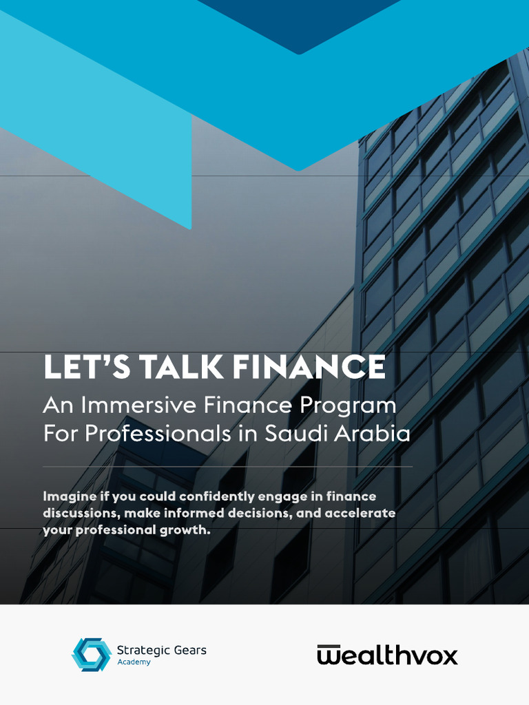 Finance Program for Saudi Professionals | PDF