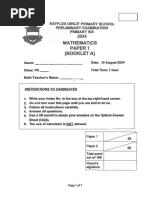PSLE Standard Mathematics 2022 Paper Answer Key | PDF | Geometry ...