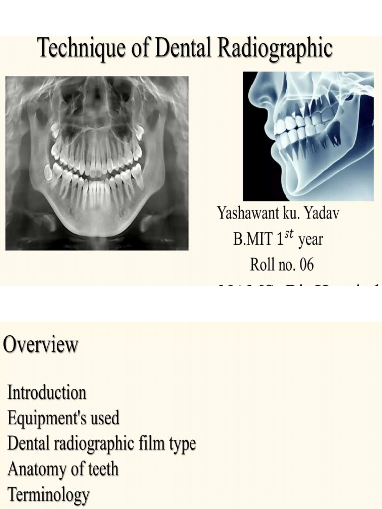 Dental Radiographic 2 | PDF