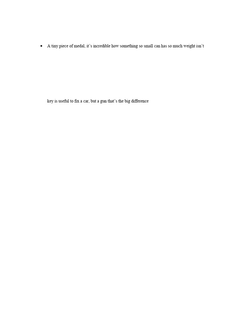 Gun control Monologue | PDF