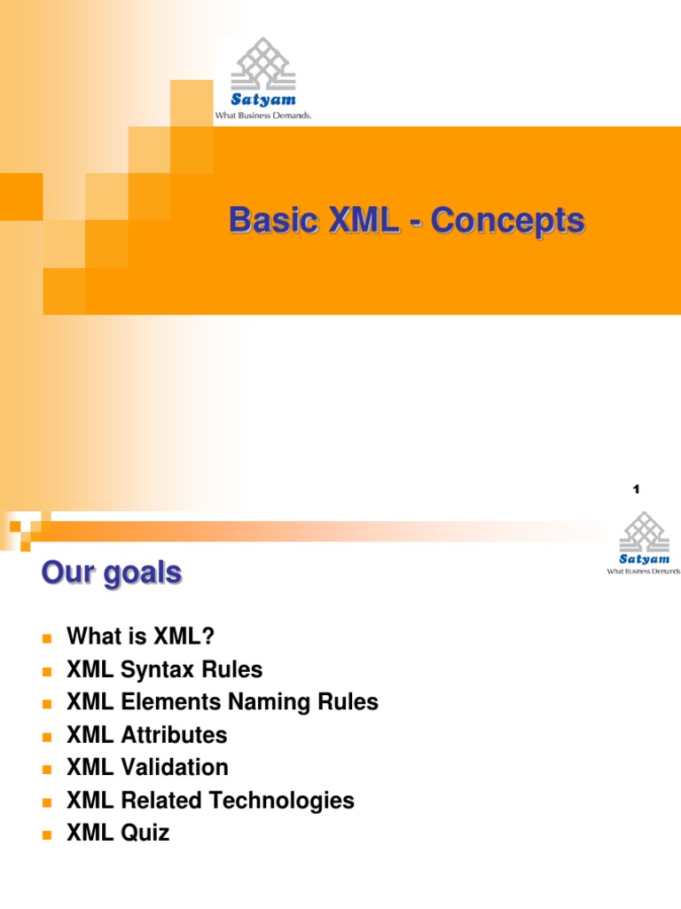 Basic Xml Concepts Pdf Xml Markup Language