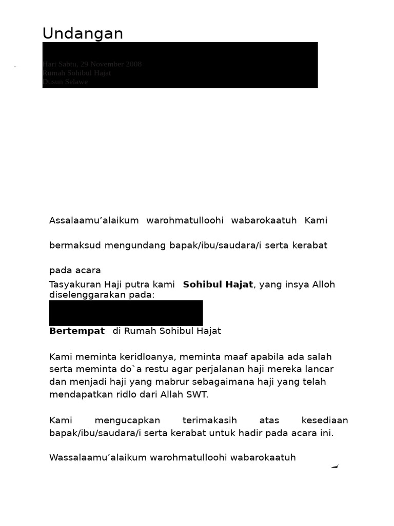 contoh_undangan | PDF