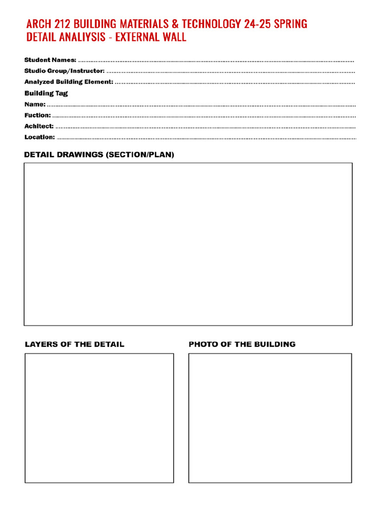 Detail Analysis A4 Template | PDF
