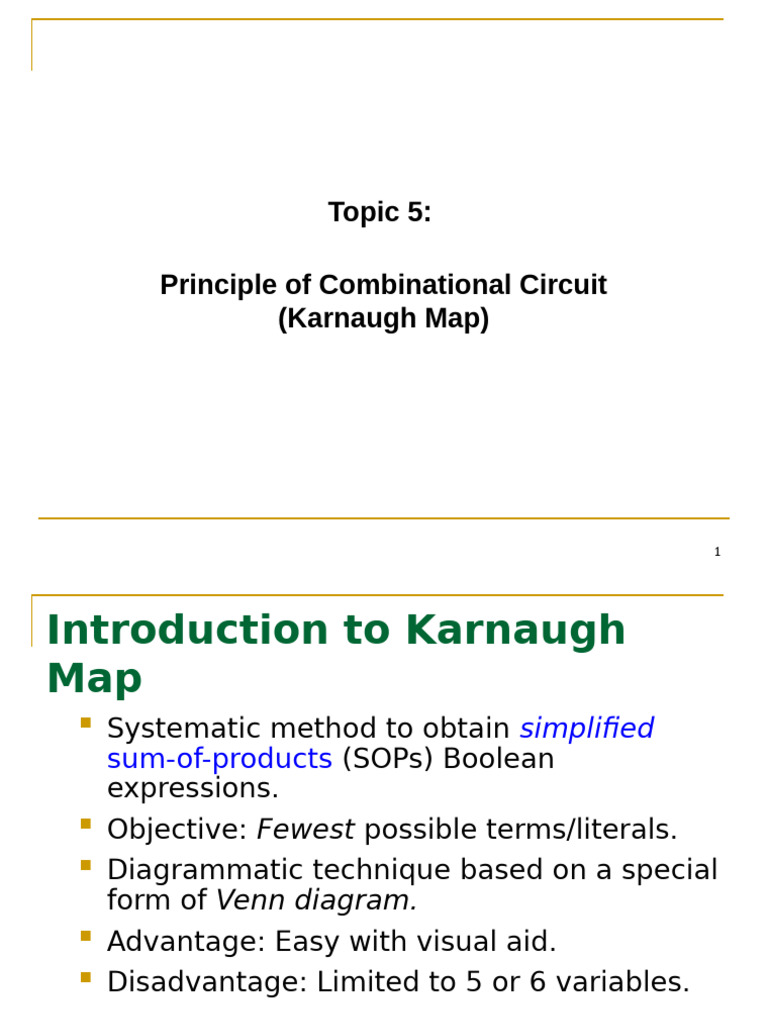 Karnaugh Map Simplification Techniques | PDF | Mathematics | Boolean Algebra