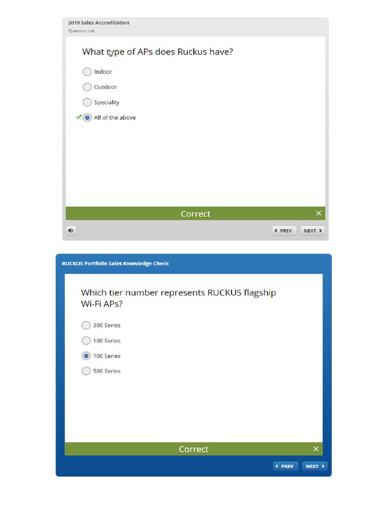 Ruckus Portfolio Sales Training | PDF