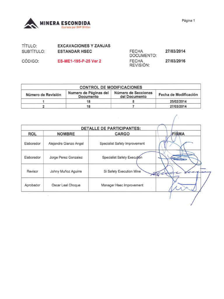 Excavaciones y Zanjas | PDF | Minería | Ingeniero