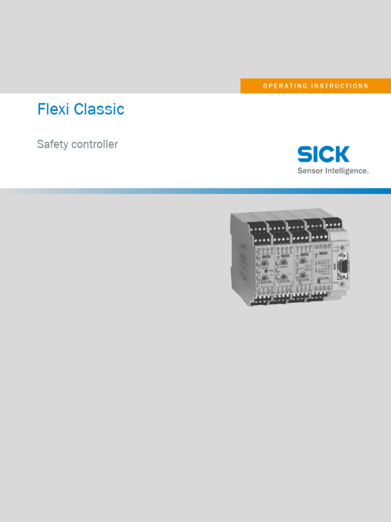 Operating Instructions Flexi Classic Modular Safety Controller en ...