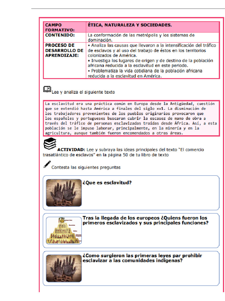 Actividades Cuadernillo - Historia 3 | PDF
