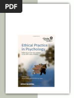 APS-Code-of-Ethics | PDF | Informed Consent | Psychologist
