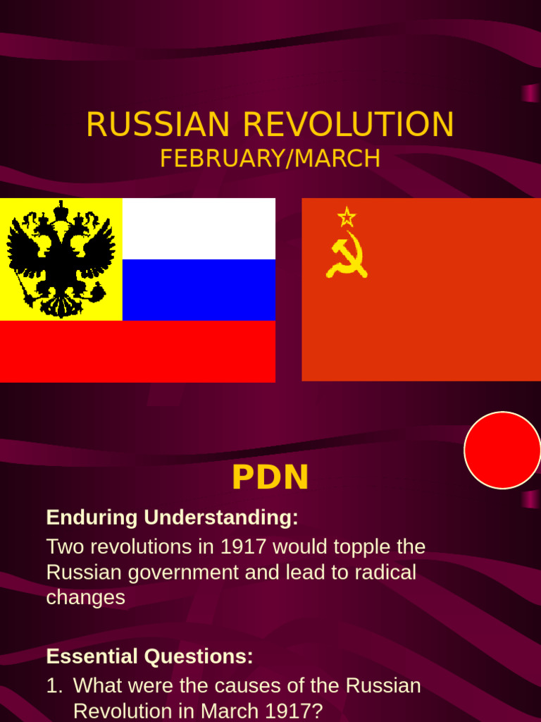 Causes of the March 1917 Russian Revolution | PDF