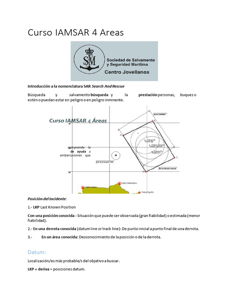 Curso IAMSAR 4 Areas | PDF | Herida | Hidrografía