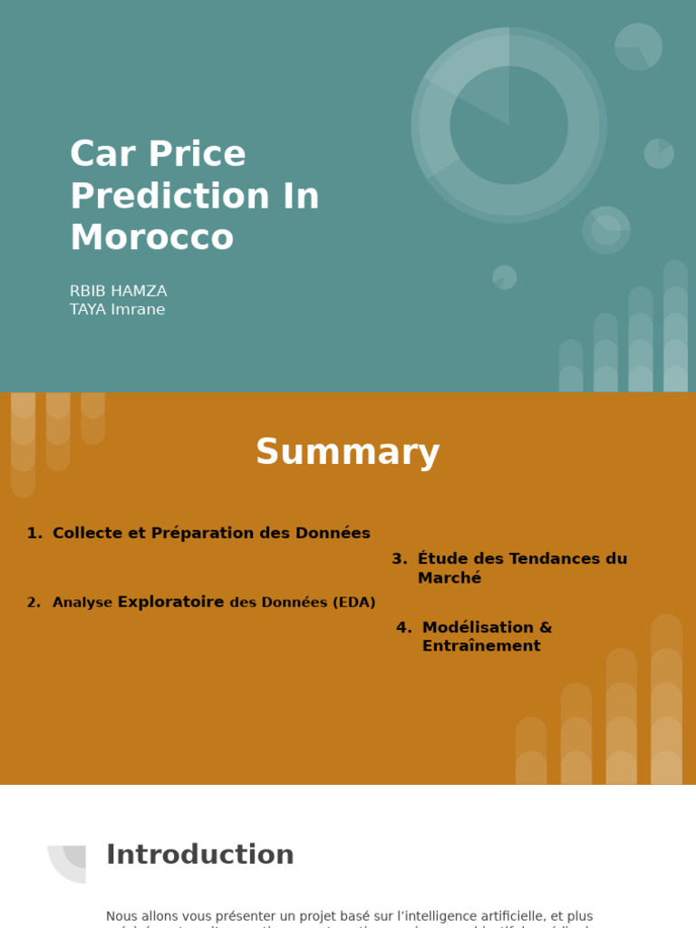 Machine Learning Project Presentation | PDF | Voitures | Apprentissage ...