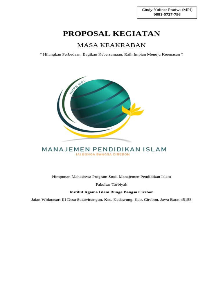 PROPOSAL MAKRAB | PDF