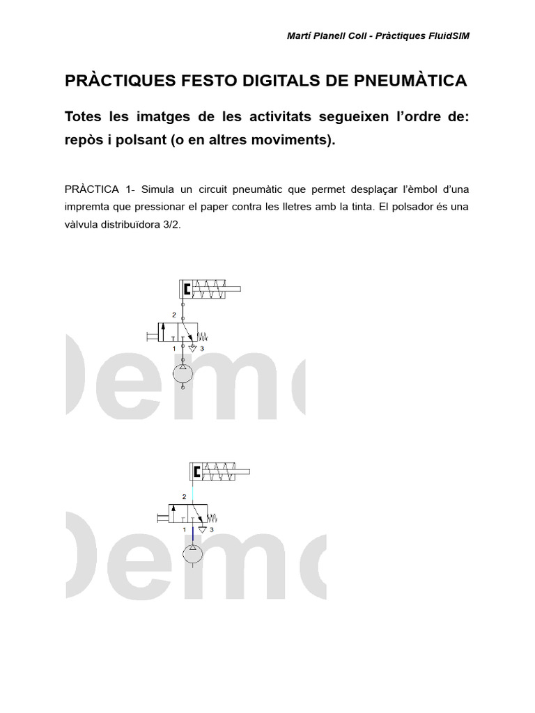 Pràctiques Festo FluidSIM | PDF