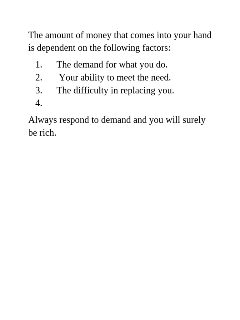 The Secret To Becoming Wealthy Pdf