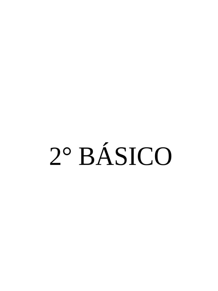 Dominio Lector 2° Básico 2025 | PDF