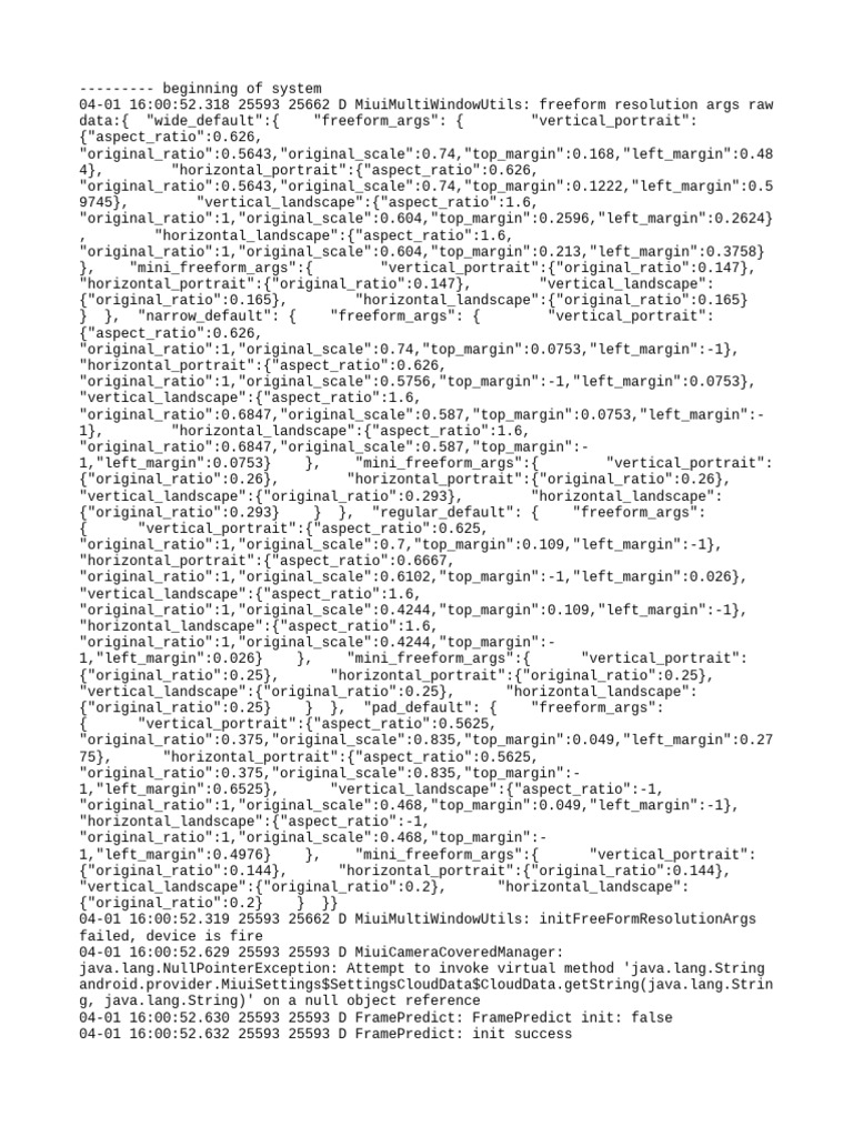 Logcat 1743505429575 | PDF | Computing | Computer Programming