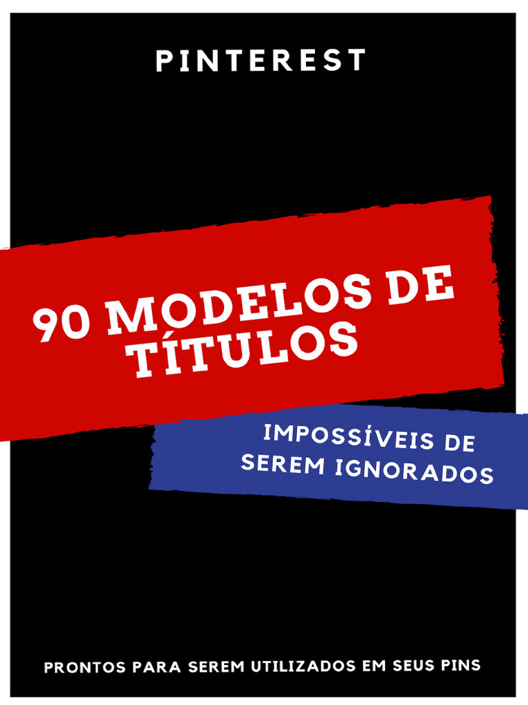 Mais de 90 Modelos de Títulos Prontos | PDF | Dinheiro