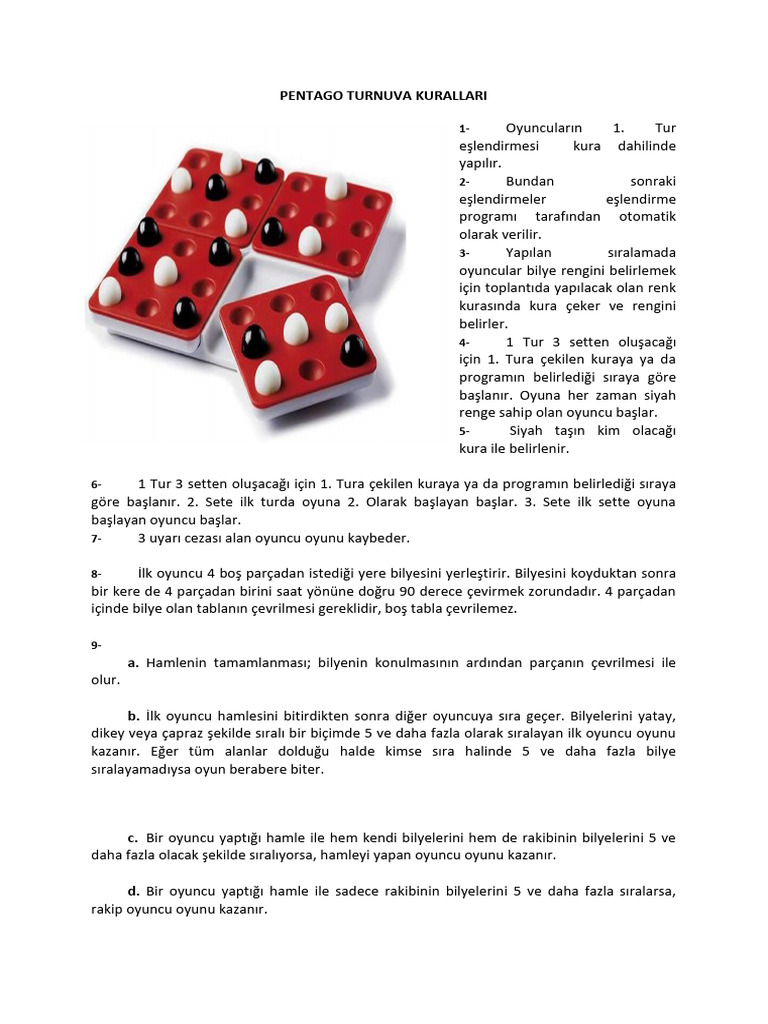 Turnuva-Kurallari | PDF