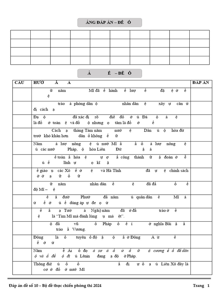 HDG de So 10 Mon Lich Su | PDF