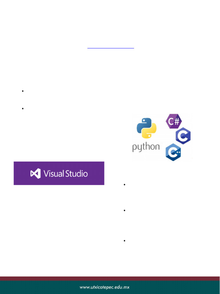 Programación en Visual Studio: Guía Básica | PDF | Entorno de desarrollo integrado | Lenguaje de ...